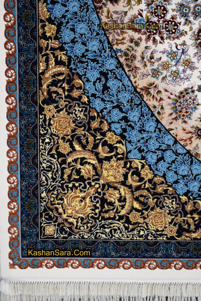 فرش 700 شانه تراکم 2550 نقشه ارشک فرش کاشان | - فرش کاشان سرا