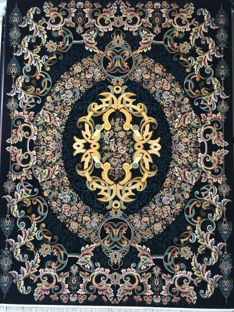 فرش ماشینی کاشان طرح ویولت 700 شانه (کاشان) | - فرش کاشان سرا